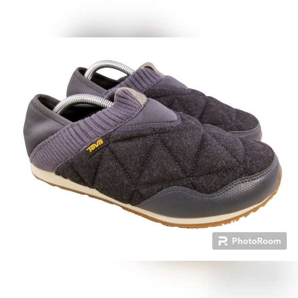 Teva | Shoes | Teva Reember Moc 14453 Gray Black Men Shoes Loafers Size ...